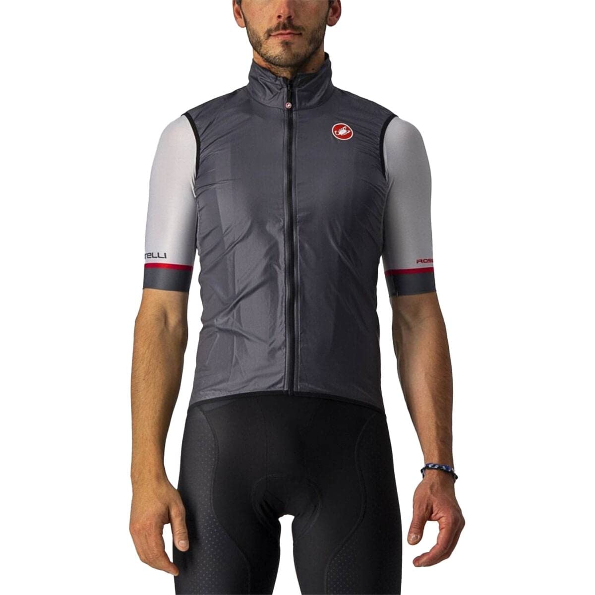 Castelli Aria Vest - Men's Dark Gray, L