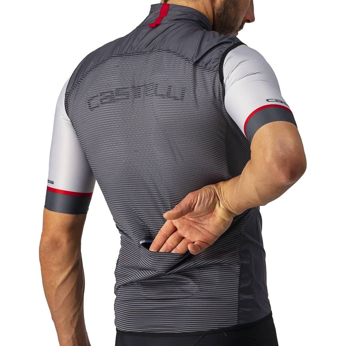 Castelli Aria Vest - Men's Dark Gray, L