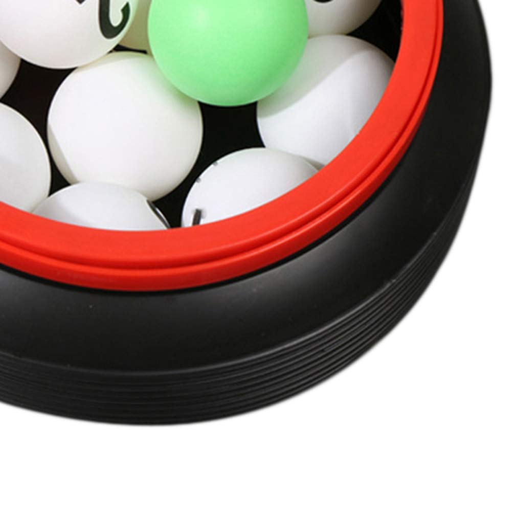 Amosfun 13pcs Numbered Bingo Balls Replacement Bingo Ping Pong Balls Table Tennis Balls for Game Party Decoration with Storage Bucket