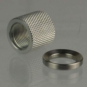 DB TAC 1/2 x 28 Thread Protector Aluminum 6061 T6 Silver Color 1/2-28 Thread