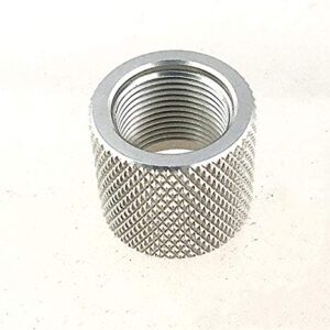 DB TAC 1/2 x 28 Thread Protector Aluminum 6061 T6 Silver Color 1/2-28 Thread