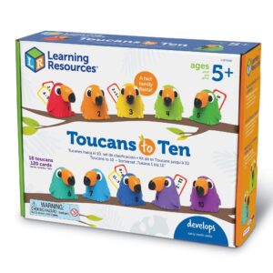 Learning Resources Toucans to 10 Sorting Set, Counting & Sorting, Early Math Skills Toy, Ages 5+