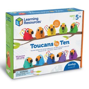 Learning Resources Toucans to 10 Sorting Set, Counting & Sorting, Early Math Skills Toy, Ages 5+