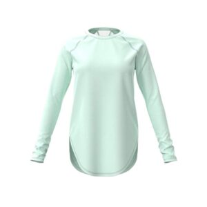 Under Armour Breathe Long Sleeve T-shirts, Seaglass Blue (403)/Tonal, Small