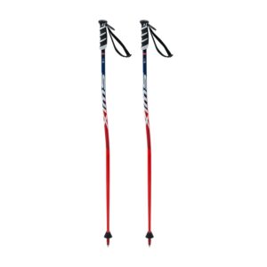 swix junior wc pro super g lightweight durable alpine skiing poles with downhill basket, 110