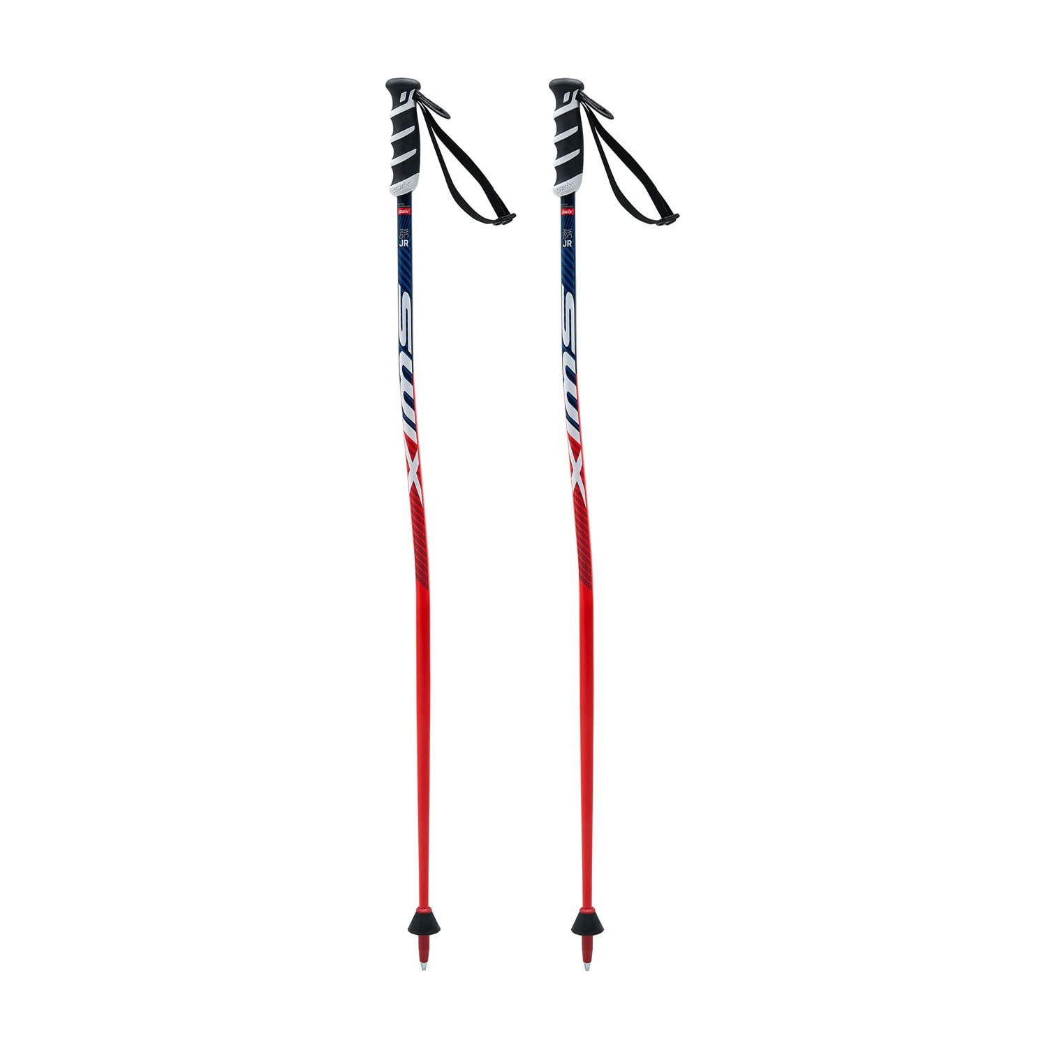 Swix Junior WC Pro Super G Lightweight Durable Alpine Skiing Poles with Downhill Basket, 110