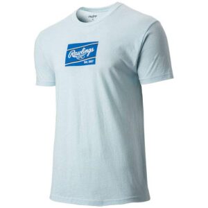 Rawlings Color Sync Patch Branded T-Shirt, Light Blue, Large