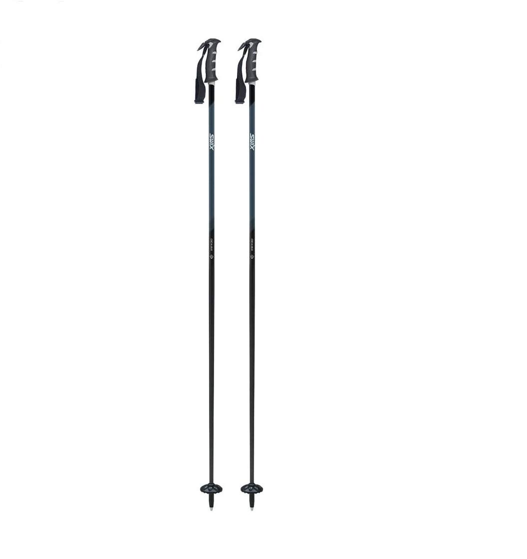 Swix Excalibur Dark DD4 Adult Cross Country Ski Poles, 130