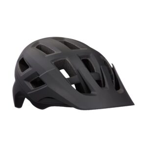 lazer coyote mips mountain bike helmet – bicycling helmets for adults – men & women’s cycling head protection with sun visor, matte full black, large