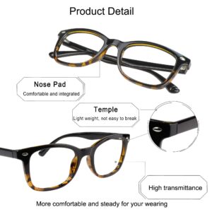 YEIN Blue Light Blocking Glasses, Photochromic Gray Sunglasses, Anti Eyestrain, Computer Reading Glasses, TV Glasses for Women/Men