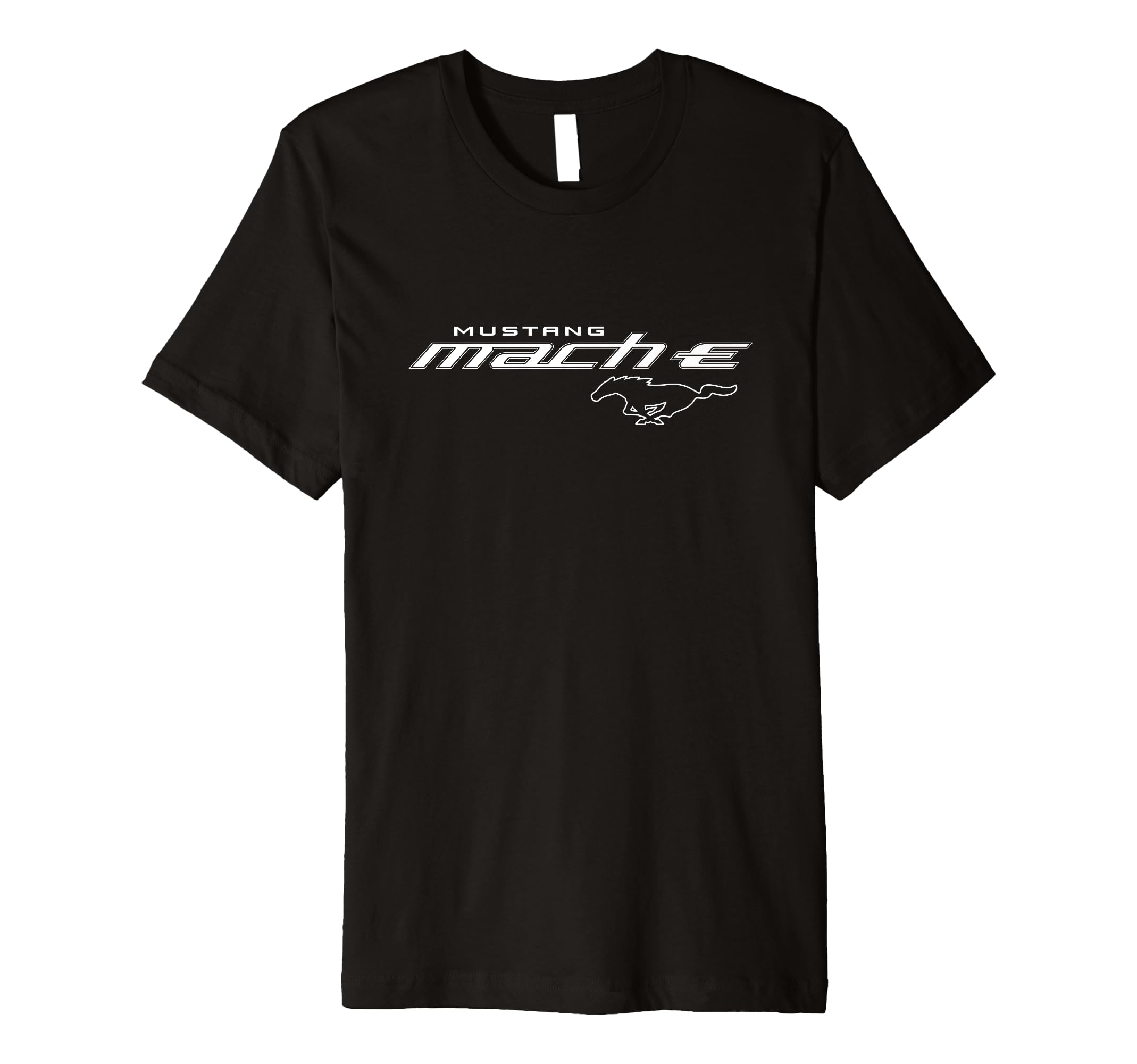 Ford Mustang Mach-E White Logo Premium T-Shirt