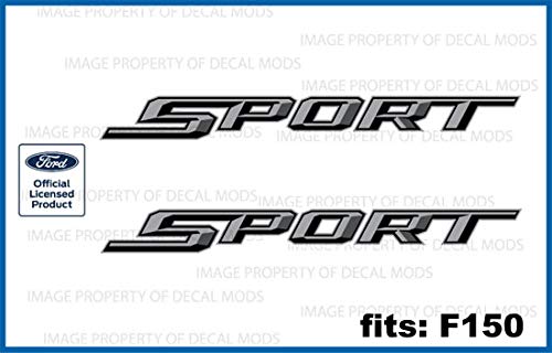 Decal Mods Sport Decals Stickers for Ford F150 XLT (2015-2022) - F (Set of 2) Officially Licensed | FH1B1