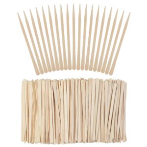 1000 pieces small wax sticks wood waxing spatulas applicator sticks wooden craft sticks hair nose wax stick for hair body eyebrow removal.