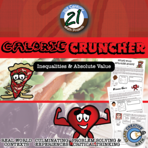 calorie cruncher -- algebra edition - inequalities - 21st century math project