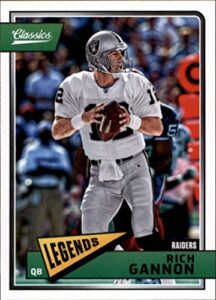 2018 classics football #170 rich gannon oakland raiders legend panini nfl card