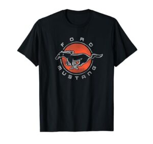 ford mustang circle logo t-shirt