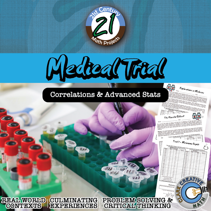 Medical Trial -- Statistics & T-Test - 21st Century Math Project