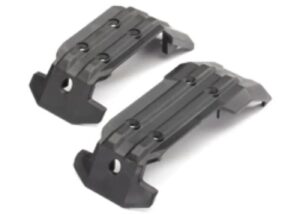 traxxas 8944 skidplate, front (1), rear (1)