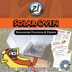 solar oven -- integrated science & regression - 21st century math project