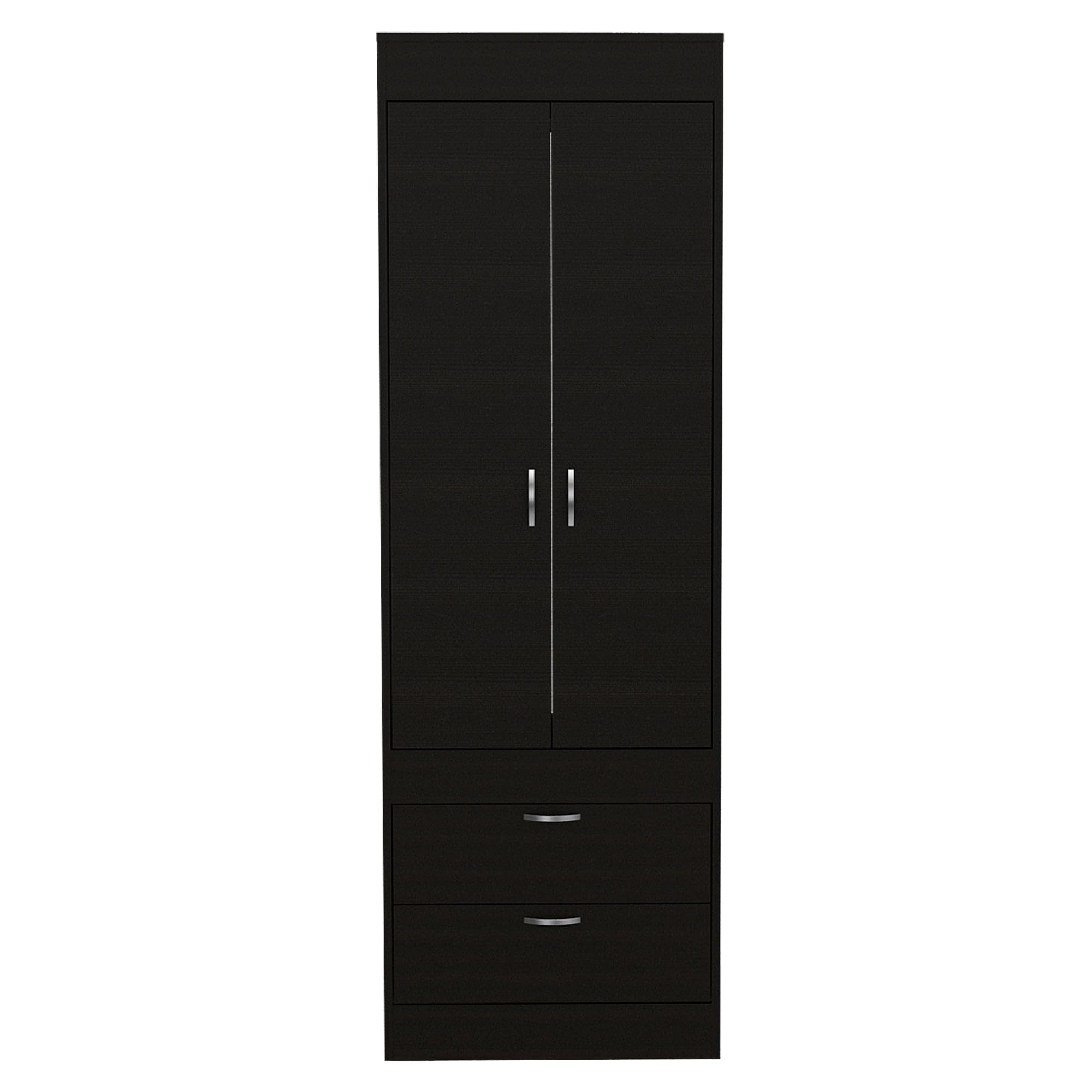 TUHOME Lisboa 2 Drawer 2 Door ARMOIRE Espresso