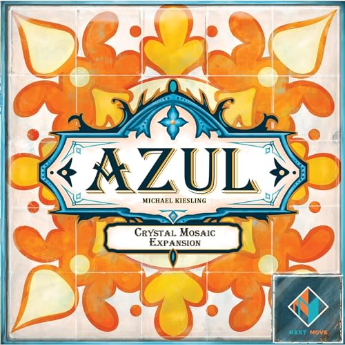 Azul Crystal Mosaic Board Game EXPANSION | Strategy Game | Tile Placement Game | Family Board Game for Adults and Kids | Ages 8+ | 2-4 Players | Avg. Playtime 30-45 Minutes | Made by Next Move Games