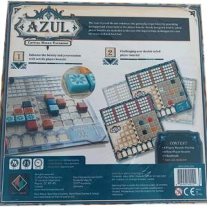 Azul Crystal Mosaic Board Game EXPANSION | Strategy Game | Tile Placement Game | Family Board Game for Adults and Kids | Ages 8+ | 2-4 Players | Avg. Playtime 30-45 Minutes | Made by Next Move Games