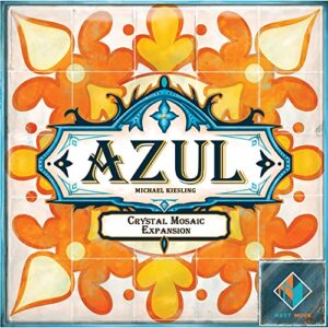 Azul Crystal Mosaic Board Game EXPANSION | Strategy Game | Tile Placement Game | Family Board Game for Adults and Kids | Ages 8+ | 2-4 Players | Avg. Playtime 30-45 Minutes | Made by Next Move Games