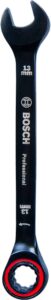 bosch professional 1600a01tg4 8mm chrome vanadium steel ratchet combination spanner - blue