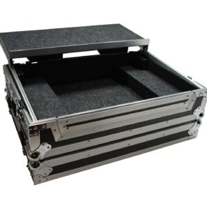 Harmony Audio HCXDJRRLT Flight Angle Glide Laptop Stand DJ 1U Rack Case Compatible with Pioneer XDJ-RR