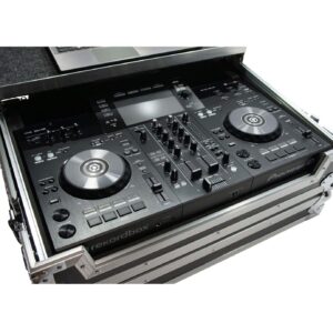 Harmony Audio HCXDJRRLT Flight Angle Glide Laptop Stand DJ 1U Rack Case Compatible with Pioneer XDJ-RR