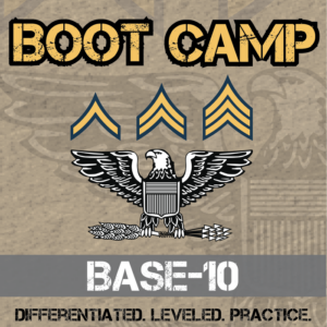 base-10 boot camp -- differentiated addition practice assignments