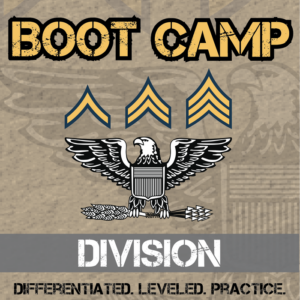 division boot camp -- differentiated division practice assignments