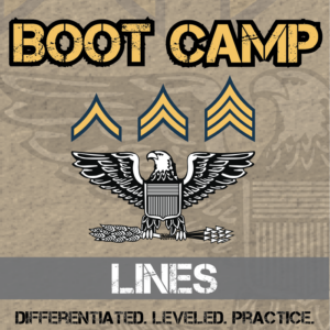 lines boot camp -- differentiated practice assignments