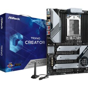 ASRock MB TRX40 Creator AMD Ryzen Threadripper sTRX4 TRX40 Max256GB DR4 ATX