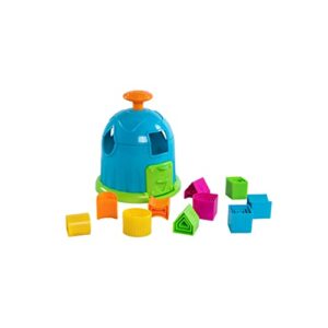 fat brain toys shape factory - tactile shape-sorting puzzle toy for preschoolers