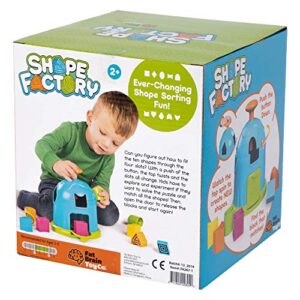 Fat Brain Toys Shape Factory - Tactile Shape-Sorting Puzzle Toy for Preschoolers