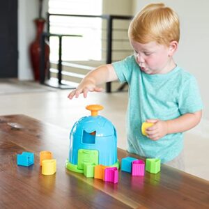 Fat Brain Toys Shape Factory - Tactile Shape-Sorting Puzzle Toy for Preschoolers