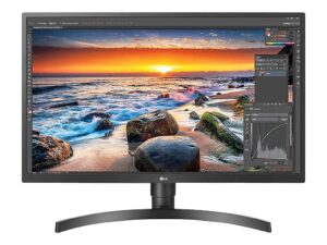 lg 27” 27bl55u-b ips hdr uhd 4k monitor (3840 x 2160) with radeon freesync™ technology, game mode, on screen controls, ergonomic stand & hdcp 2.2 compatible,black