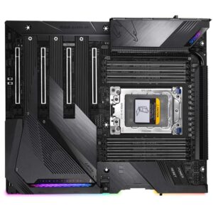 GIGABYTE TRX40 AORUS Xtreme (sTRX/AMD/TRX40/Fins-Array Heatsink/16+3 Phases Infineon Digital VRM/Gen 4 AIC with 4 X M.2 NVMe/Intel WiFi 6/Intel Dual 10GbE LAN/XL-ATX/Motherboard)