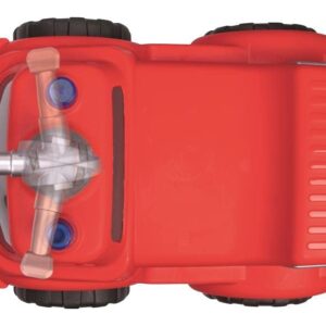 VARUN Big Spielwarenfabrik 800055815 Big Power-Worker Maxi Fire Truck Toy Car with Water Sprayer Tyres Soft Material Red for Children from 2 Years