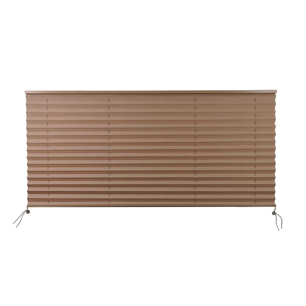 Camper Comfort Cappuccino RV Pleated Shades | Camper Blinds | RV Privacy Blinds | RV Solar Shade| Motor-Coach Shade (50" X 24")