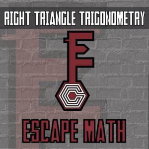 escape math - right triangle trigonometry (italy theme) - escape room activity