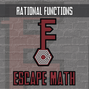 escape math - rational functions (brothers grimm theme) - escape room activity