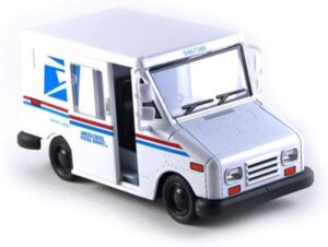 united states postal mail truck usps llv 1:36 scale die cast metal 5 inch model toy