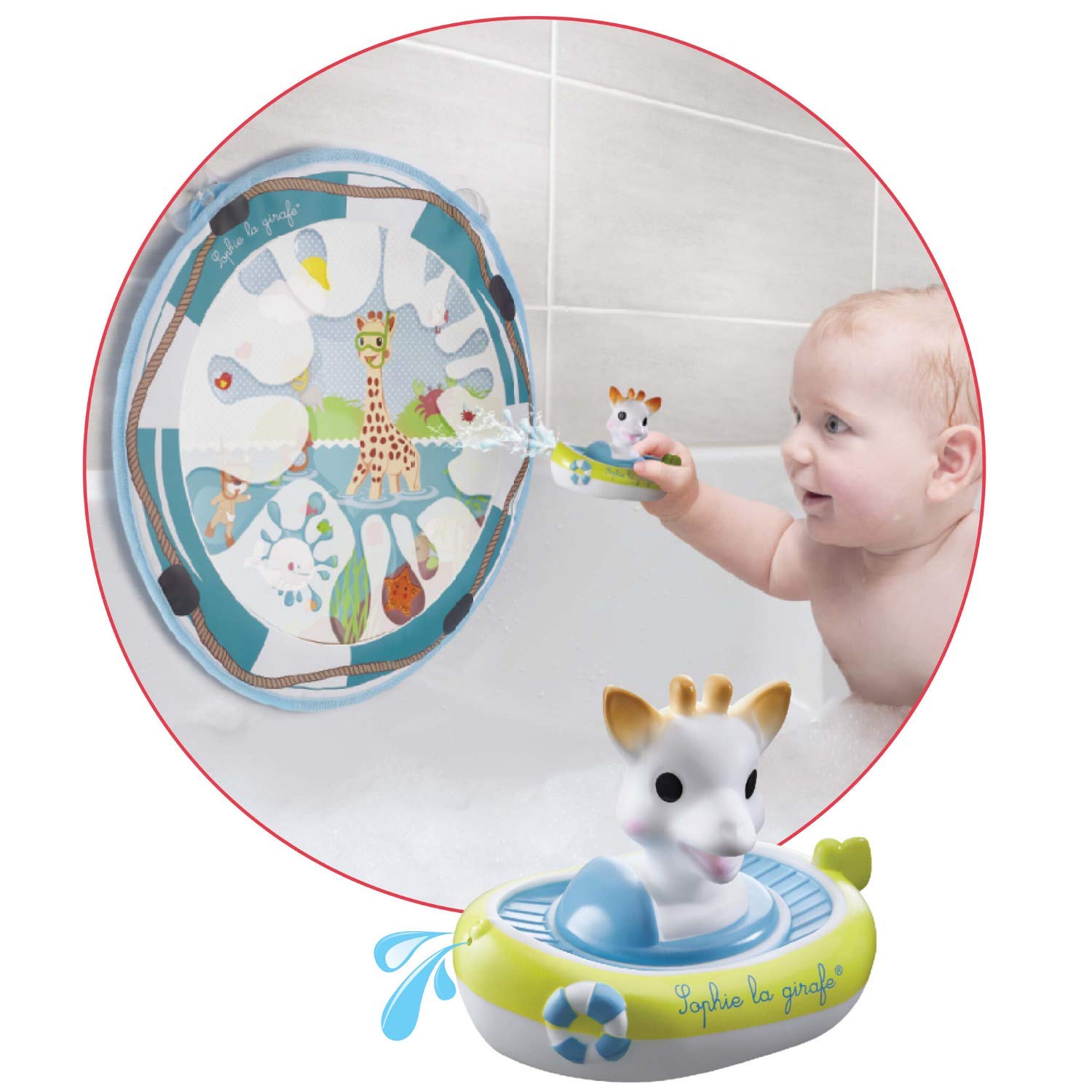 Sophie La Girafe- Magik Splash Board, 523519