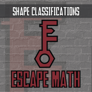 escape math - shape classifications (sherlock holmes theme) - escape room