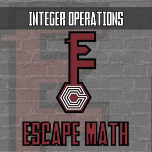 escape math - integer operations (hockey theme) -- escape room class activity