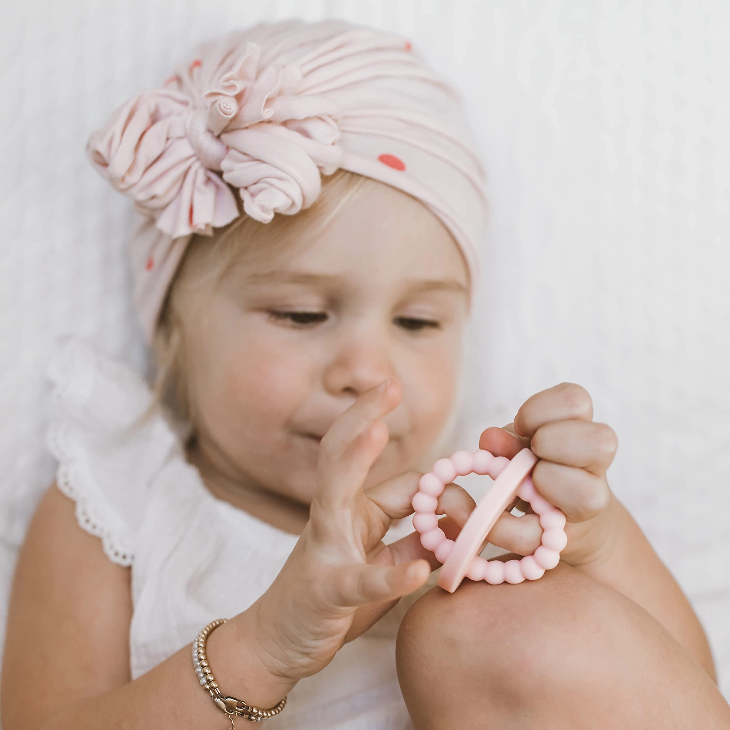 Ryan and Rose Cutie Bit Teether (Pink)