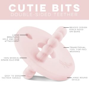 Ryan and Rose Cutie Bit Teether (Pink)