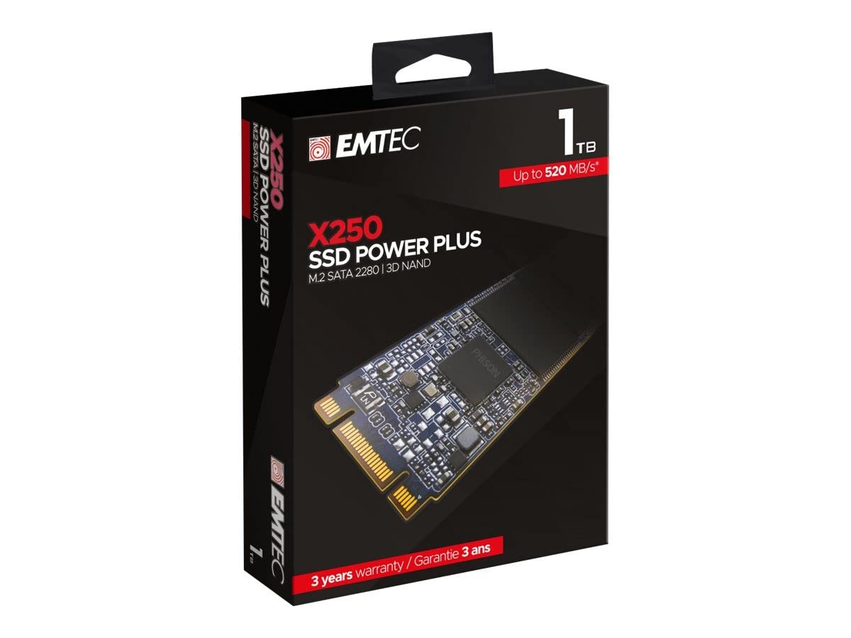 Emtec X250 M.2 SATA Power Plus SSD (1TB)